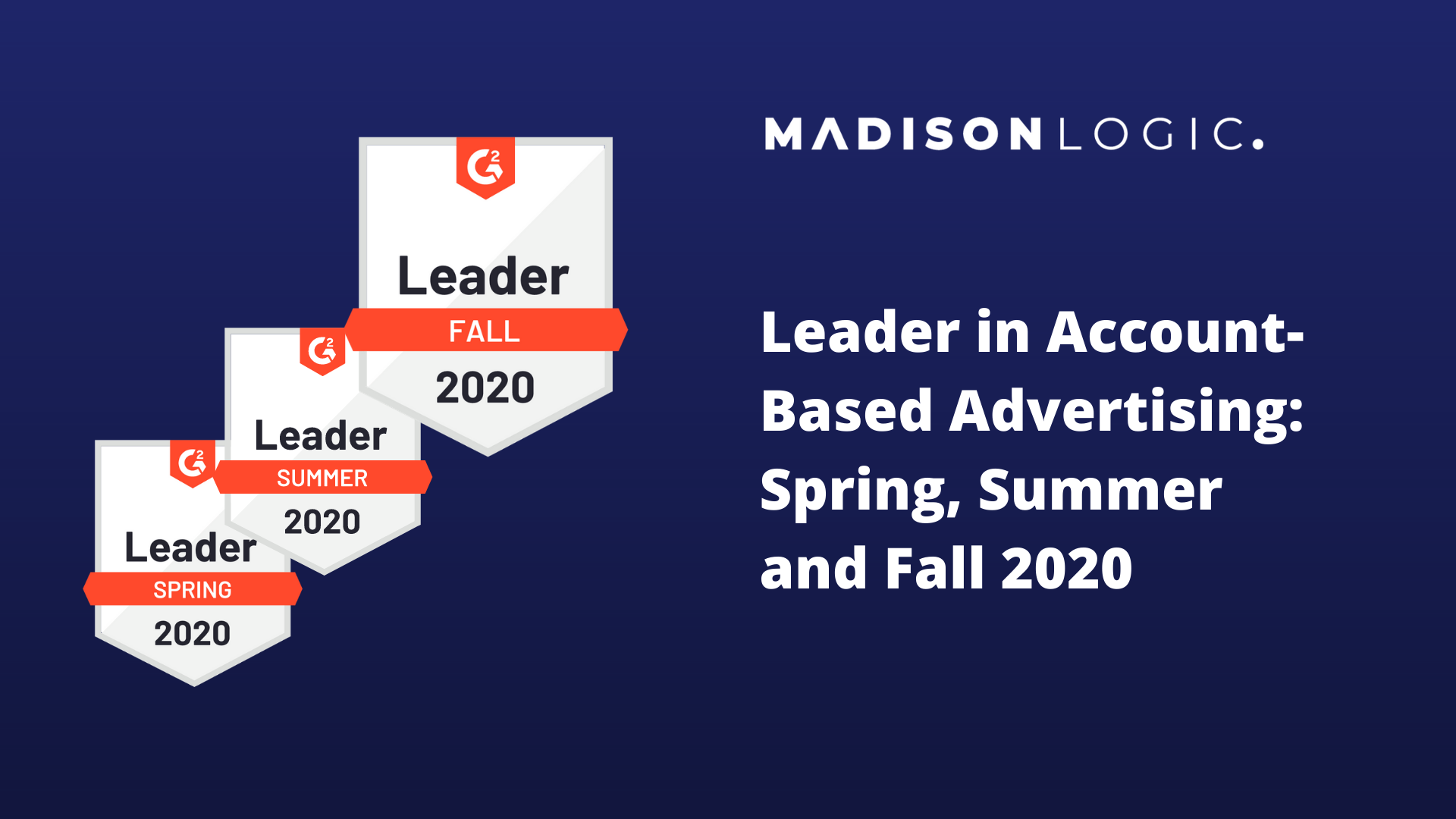 G2 Fall 2020 Badges - Madison Logic