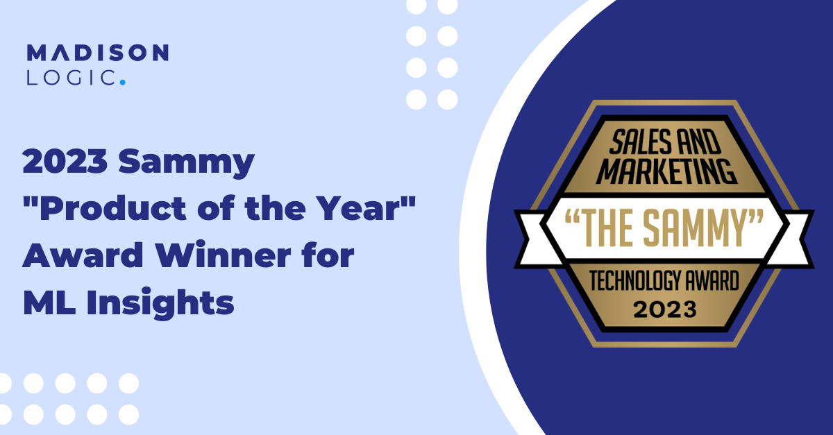 Madison Logic Wins Product of the Year Award for Leading B2B Buyer Intent Data - Madison Logic
